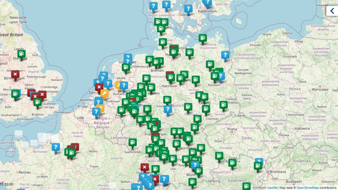 H2-Stations.eu – European Hydrogen Refuelling Stations Availability System